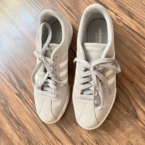adidas | Shoes | Adidas Neo Comfort Footbed Gray | Poshmark
